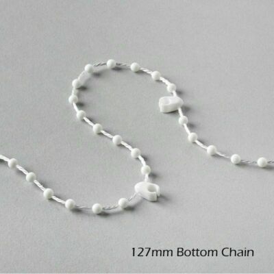 100 Clips Of Vertical Blind Bottom Chain For 127mm ( 5 inch ) blinds ...