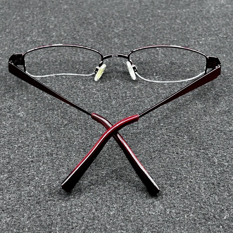 Gloria Vanderbilt GG 4013 Half-Rim Eyeglasses Frame Wine Flex 50-19-135 ...