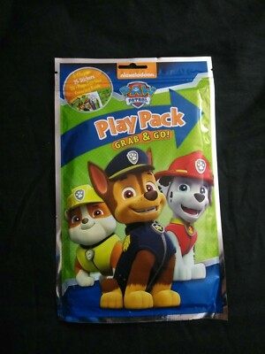 Nickelodeon Paw Patrol Play Pack Grab & Go Coloring Book Crayons ...