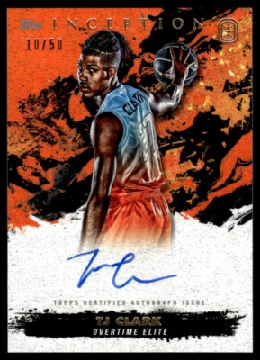2021-22 Topps Inception Orange TJ Clark Auto 10/50 #IA-TC2 | eBay