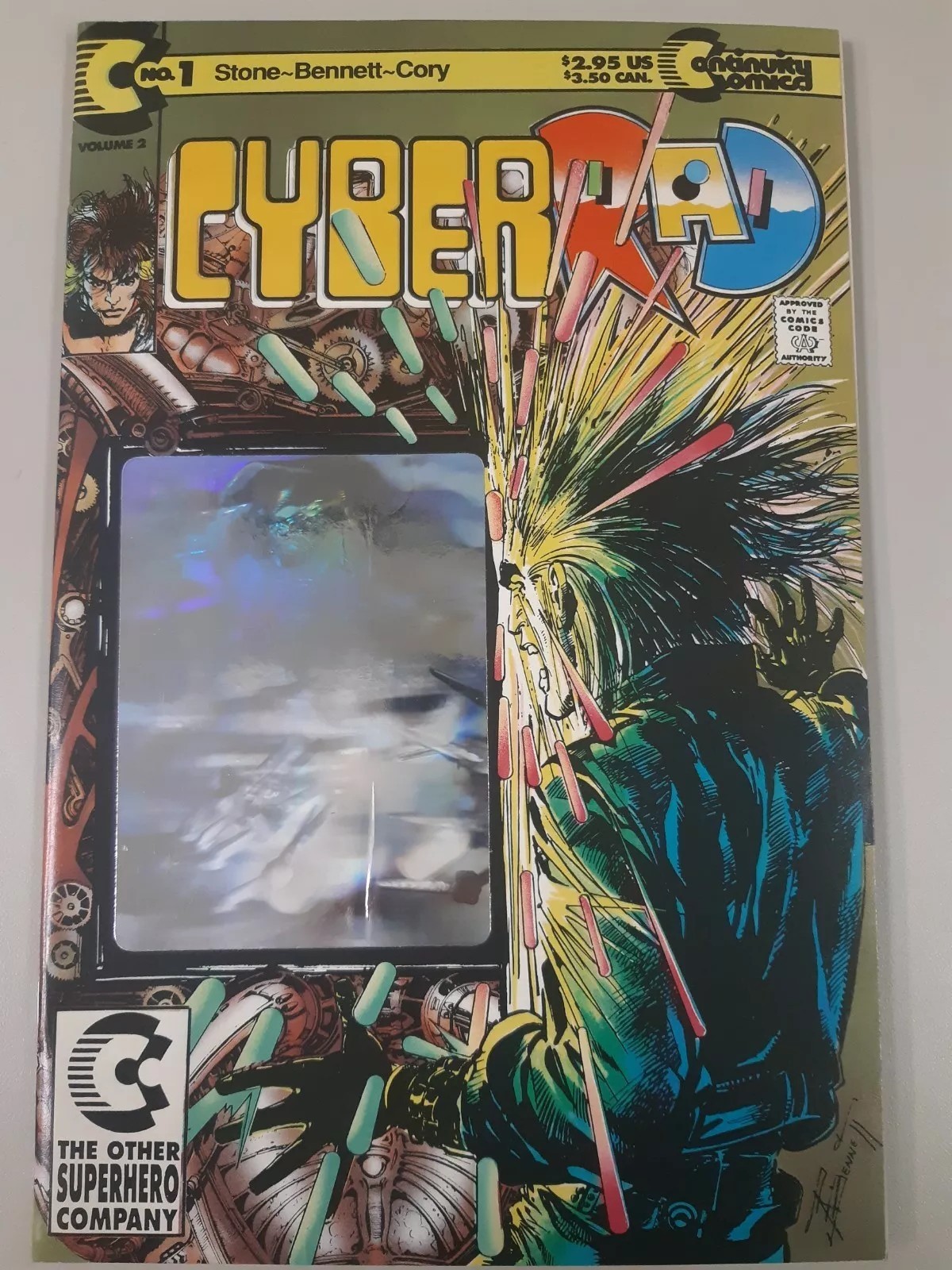 CYBERRAD #1 NOVEMBER 1992 CONTINUITY COMICS (9180-1 1216) | eBay