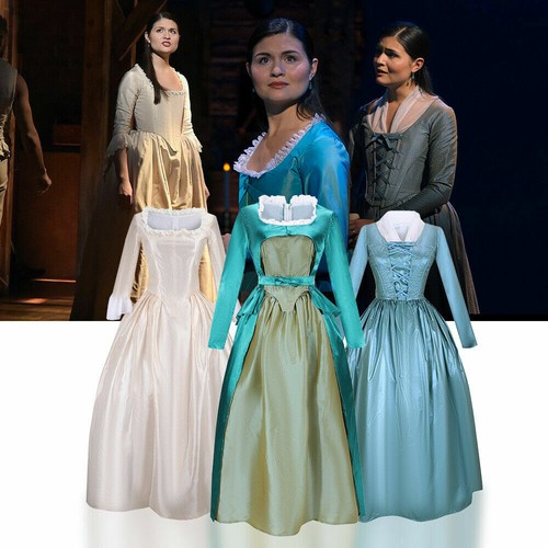 Hamilton Eliza Schuyler GirlRoyal Retro Dress Victorian Ball Gown ...