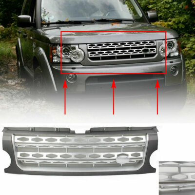 Front Grille Bumper HoneyComb Mesh For Land Rover Discovery LR3 2003 ...