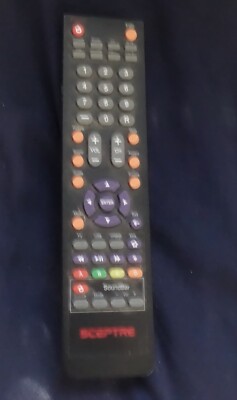 OEM Sceptre TV Remote Control UNIVERSAL REMOTE CONTROL (No Cover) WITH ...