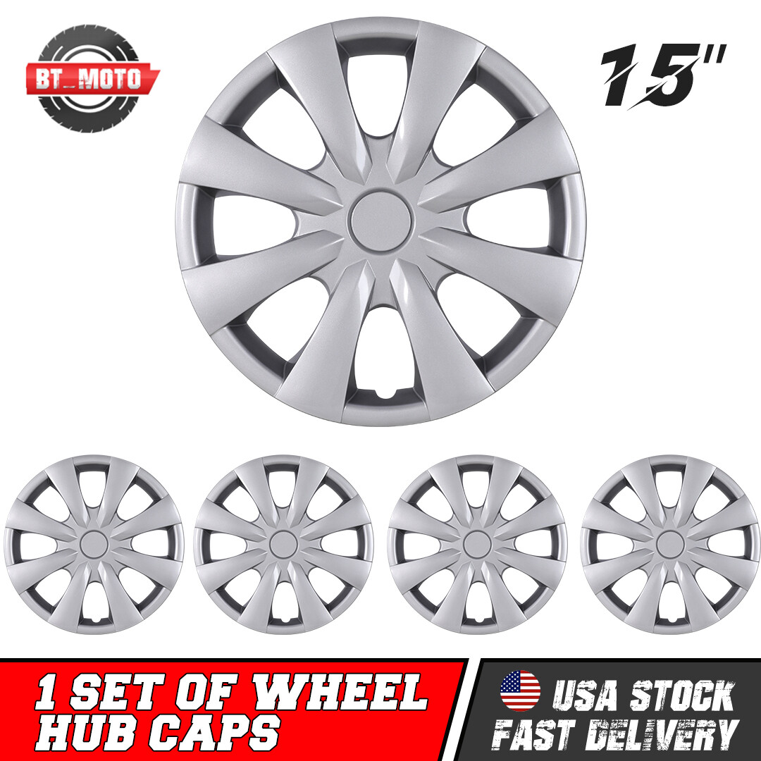 Set Of 4Pcs For 2009-2019 Toyota Corolla R15 Hubcaps Lacquer Wheel Rims ...