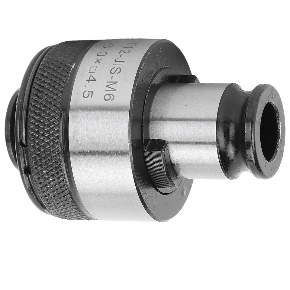 GT12‑JIS‑M6 HSS Tapping Machine Adapter 6mm Shank Fast‑Change Chuck ...