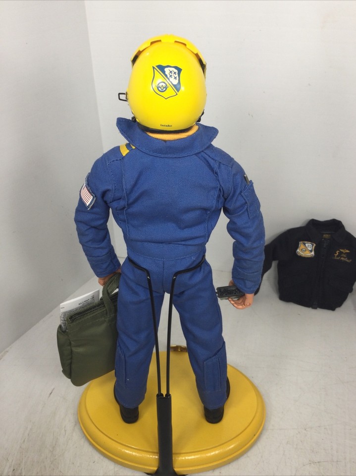 1/6 CUSTOM HASBRO GI JOE US NAVY BLUE ANGELS FIGHTER PILOT F-18 HORNET ...
