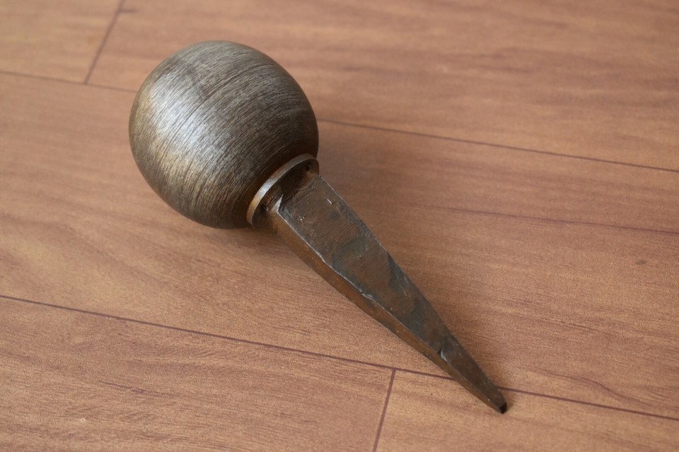 Vintage iron Ball Anvil Blacksmith Hardy Tool Stake mashroom anvil tool ...