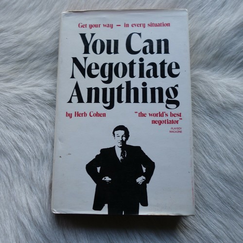 HERB COHEN You Can Negotiate Anything Vtg Negotiation Book Vtg Business ...