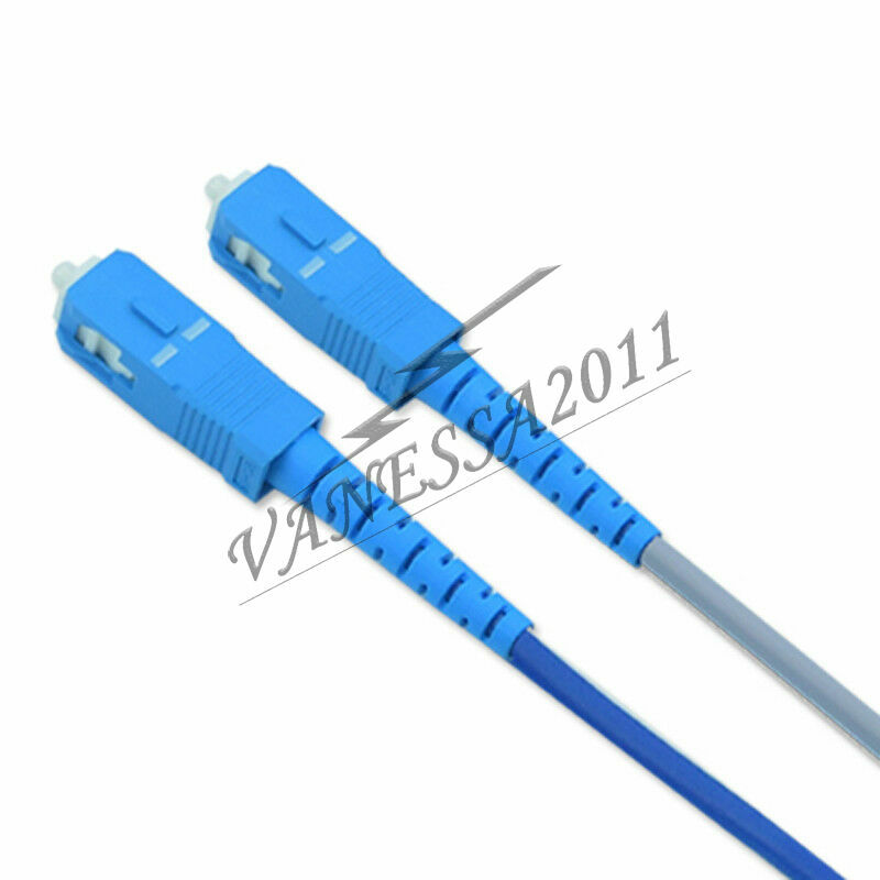 50M Armored Cable SC to SC SM 9/125 Duplex Fiber Patch Cord | eBay ...