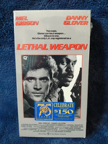 Lethal Weapon (VHS, 1998) New Sealed watermark MINT Gibson Glover IGS HTF OOP 85391170938 | eBay