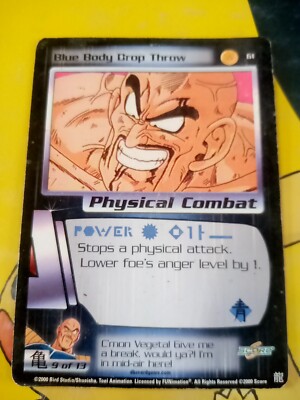 Blue Body Drop Throw Saiyan Saga Dbz Ccg Dragon Ball #61 | eBay