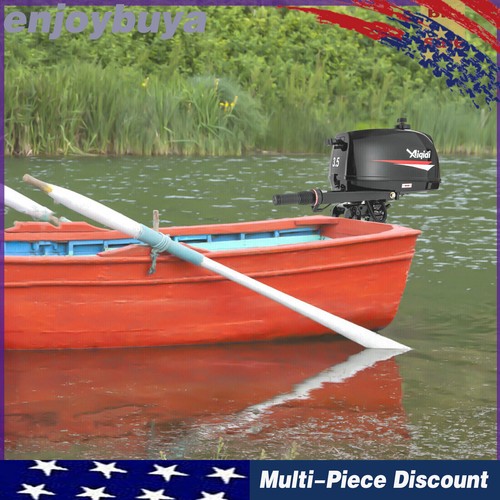 2 Stroke Boat Engine Outboard Motor Boat Motor for Kayak Fishing Boat 2 ...