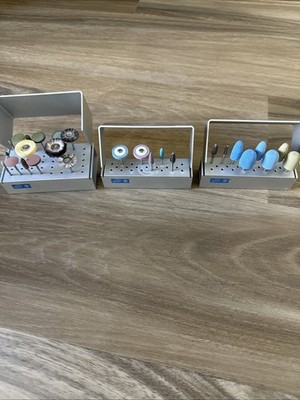 Komet Set Of Bur Blocks And Burs : Ceramic Porcelain Gold And Denture ...