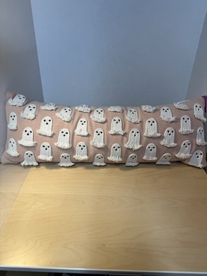 Indigo Moon Halloween Pink Ghost Throw Pillow Tik Tok Viral Down Alt ...