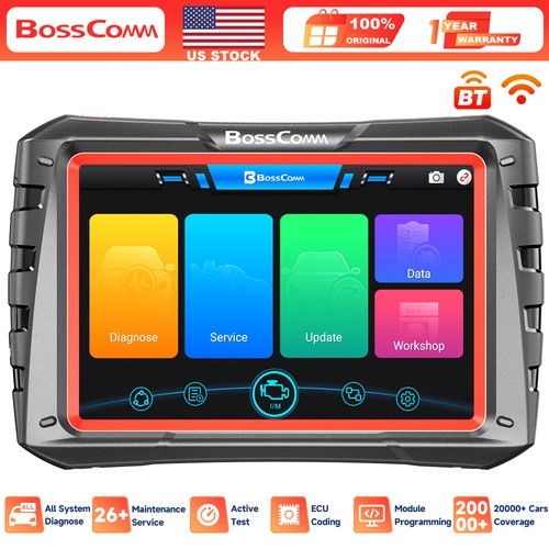 OBD2 Scanner All System Key Coding Bidirectional ABS Diagnostic Tool ...