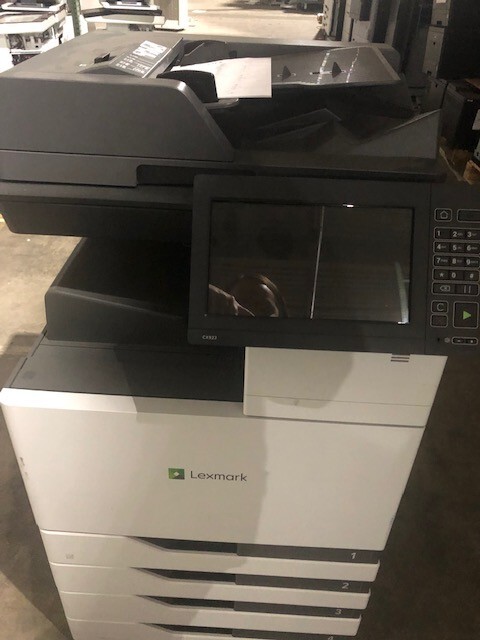 Lexmark CX923dte printer with staple/punch finisher NICE OFF LEASE UNIT ...