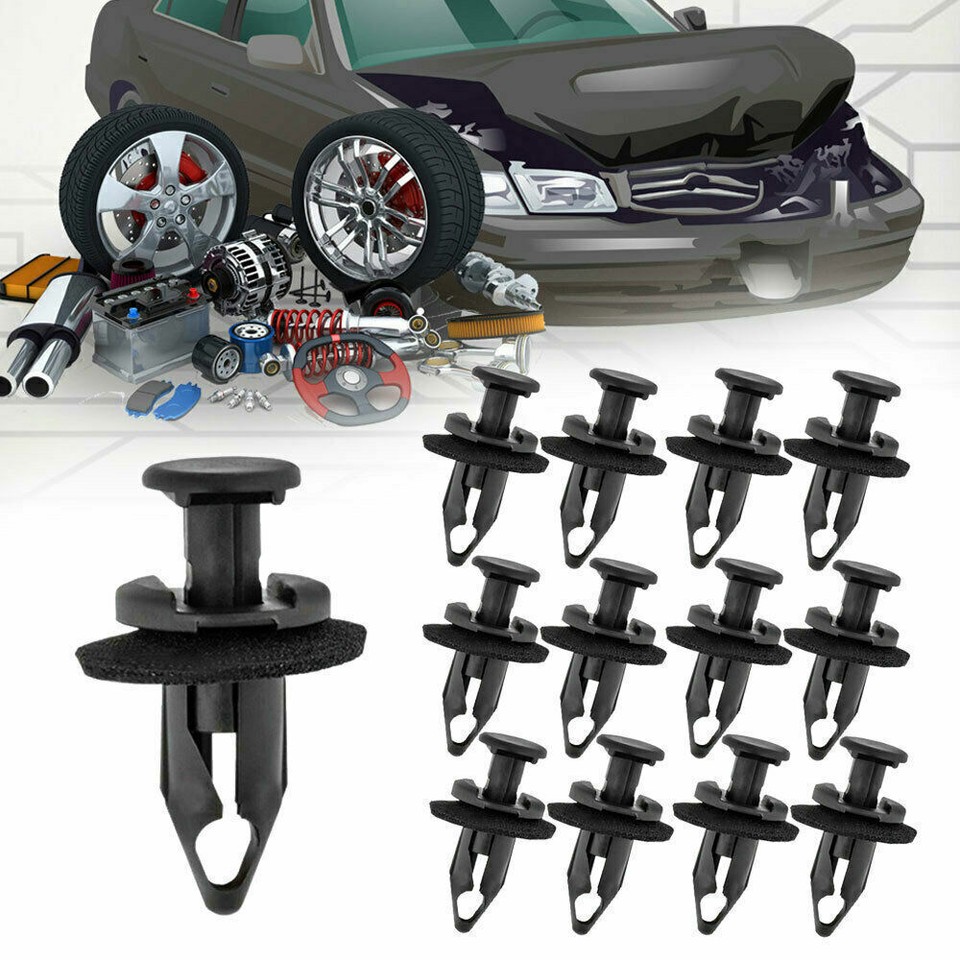 50PCS Car Radiator Core Support Upper Panel Cover Retainer Nylon Clips ...