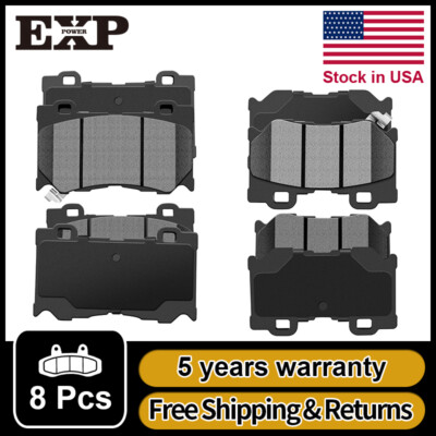 Brake Pads Kit For Front & Rear INFINITI G37 Q50 Q60 M37 Nissan 370Z ...