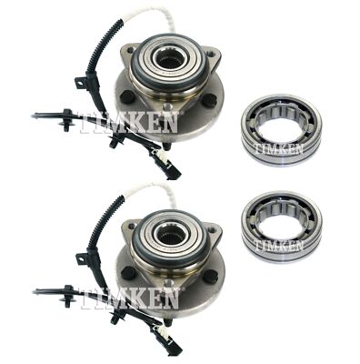 NEW Front and Rear Wheel Bearings & Hubs Kit Timken For Ford Ranger 4WD ...