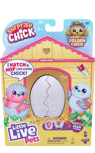 New Little Live Pets Surprise Chick Hatch & Hop Sealed Egg Single Pack ...