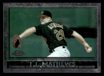 T.J. Mathews 1998 Topps Chrome Card #420 Oakland Athletics | eBay