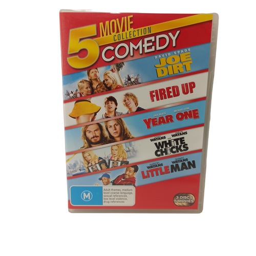 Fired Up Joe Dirt Little Man White Chicks Year One (5) DVD Comedy Box ...