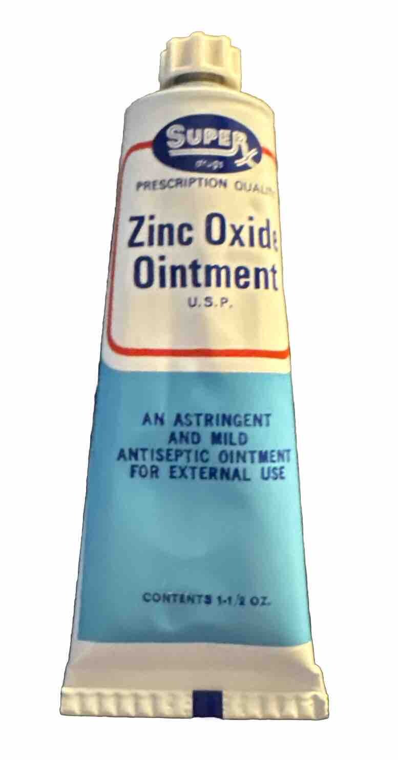 VTG SuperX Drug Prescription Quality Zinc Oxide ointment 1.5 Oz NOS | eBay