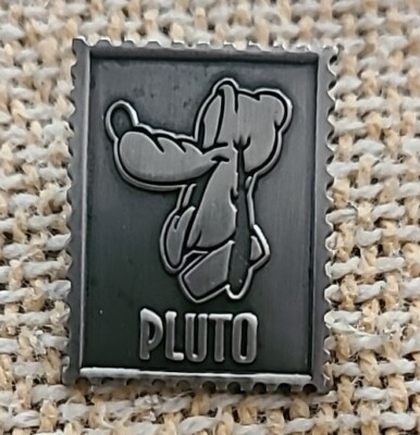 Disney Cast Exclusive Pluto Self Portrait Pewter Stamp Pin | eBay