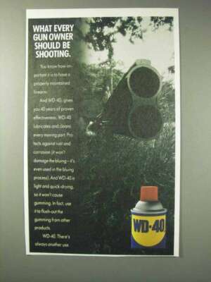1993 WD-40 Lubricant Ad - Every Gun Owner Should Be | eBay