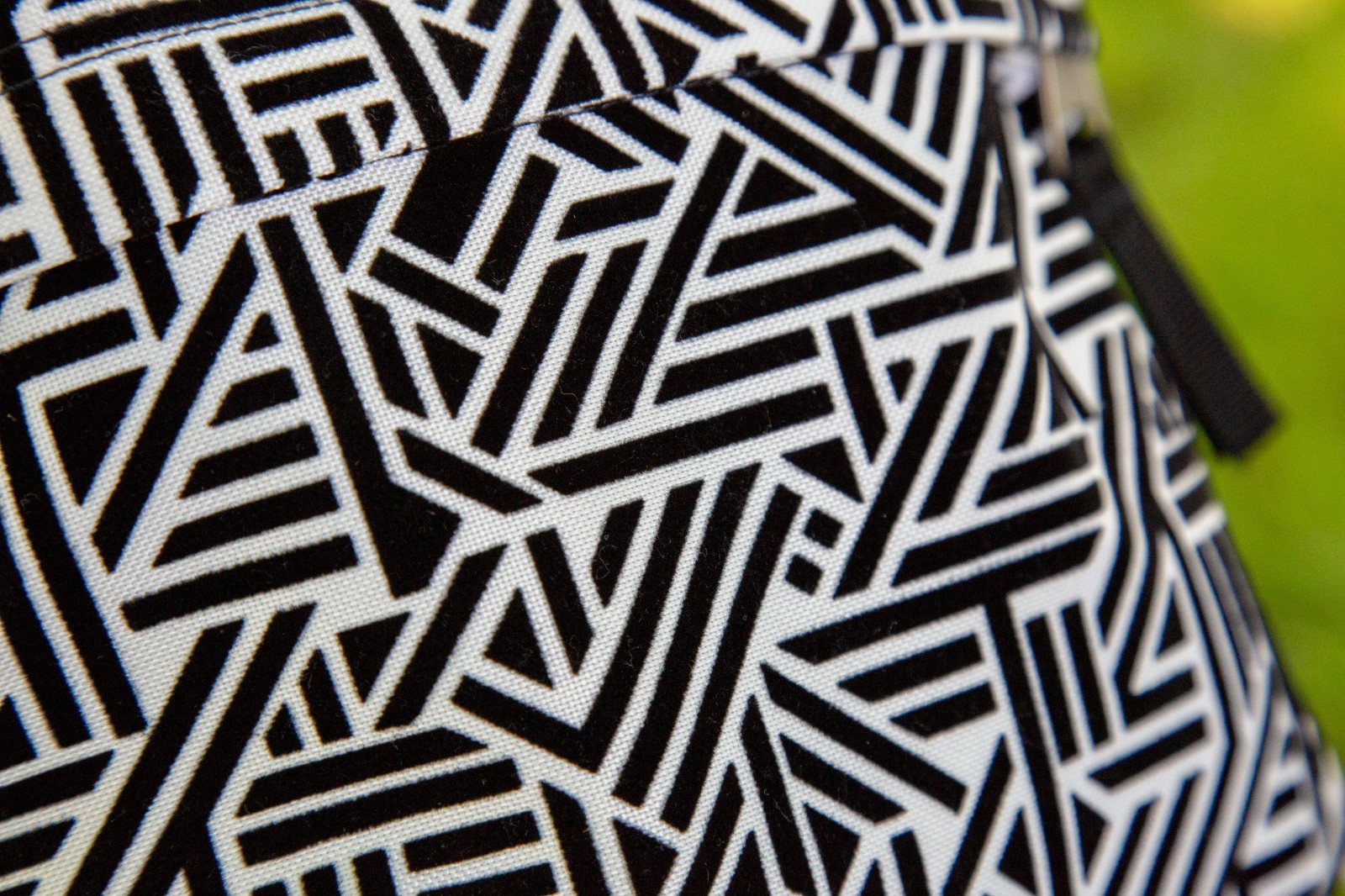 JANSPORT Authentic Backpack HIGH STAKES Black White Geo Flock ...