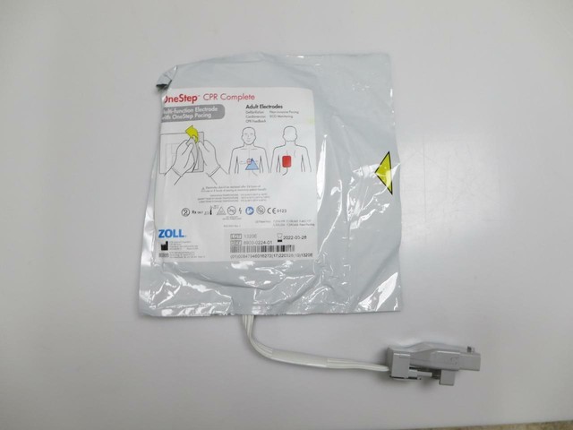 9 ZOLL One Step CPR Complete Adult Electrodes 8900-0224-01 Exp 2021 for ...