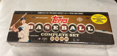 2008 Topps Baseball Complete Set Hobby Version Factory Sealed | eBay