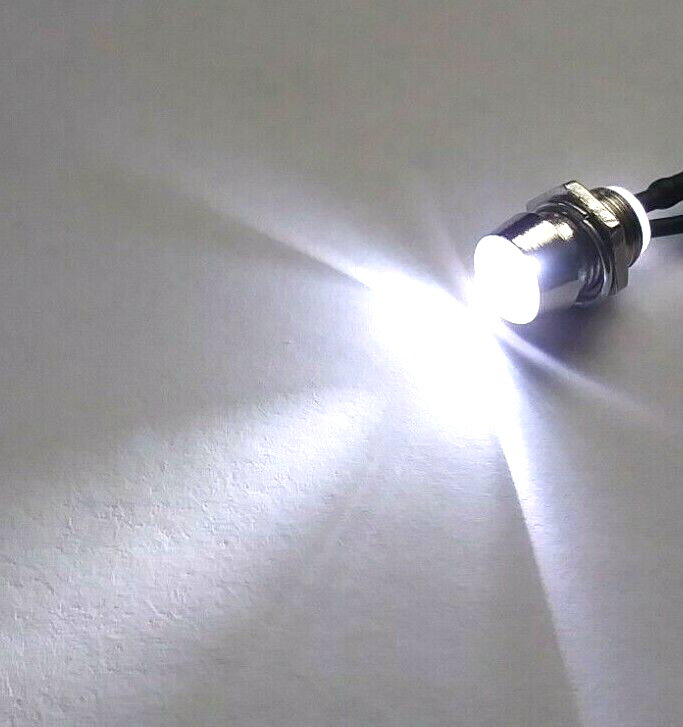 3 Super Bright 12 volt White LED Courtesy Lights in Stainless Steel ...