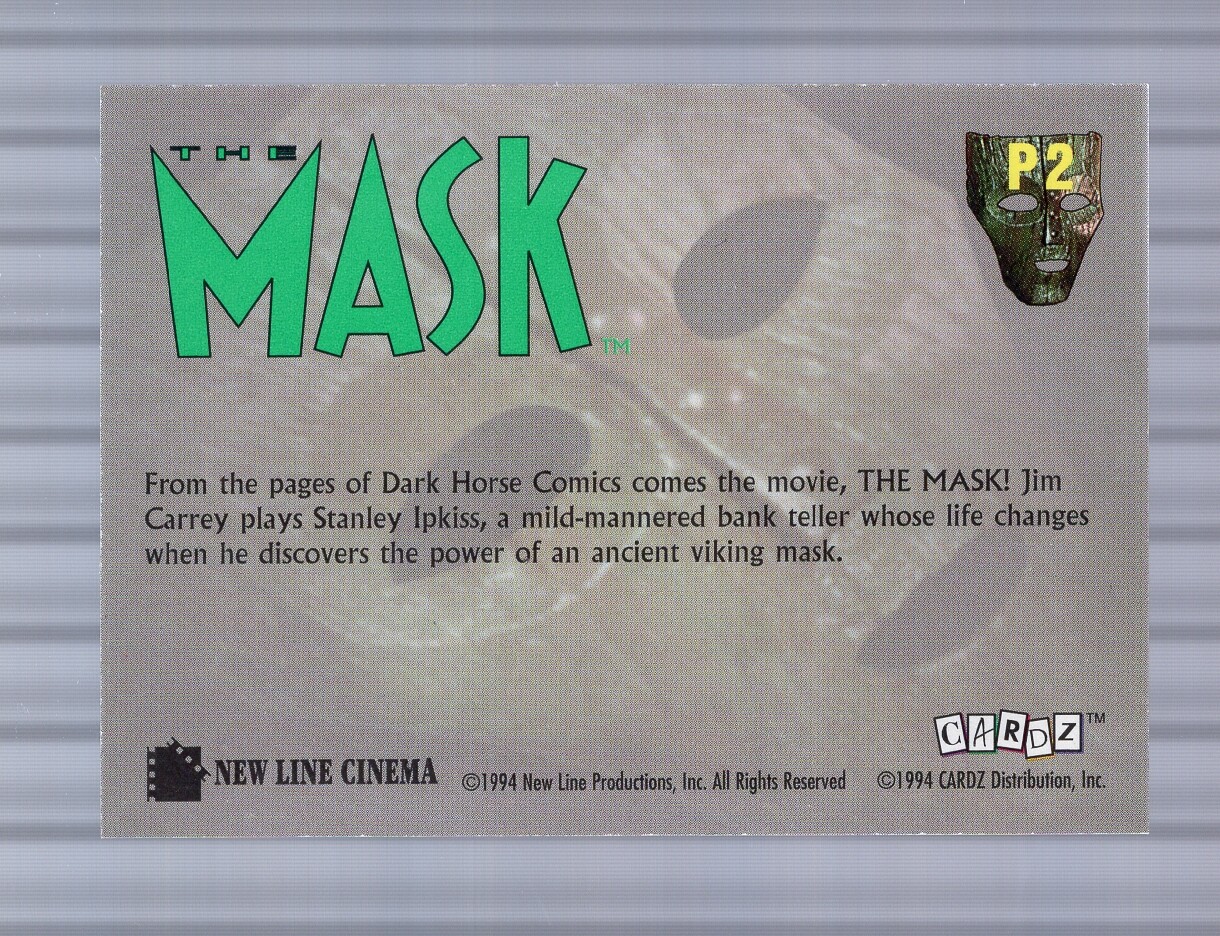 PROMO CARD - THE MASK - # P2 - 1994 - CARDZ - MOVIE CARDS - FREE ...