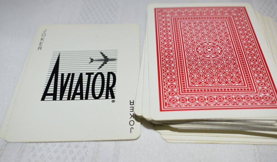 Aviator Poker Size Playing Cards 914 Red Back U.S. Playing Card Co ...