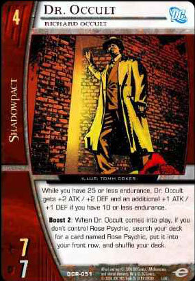 VS System: Dr. Occult, Richard Occult [Played] DC Infinite Crisis TCG ...