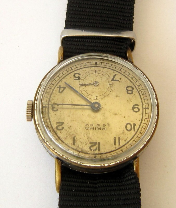 VINTAGE RARE SWISS WW2 ERA MILITARY MEN'S MECHANICAL WATCH "PRIMA ...