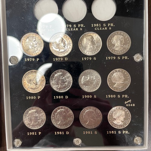 Susan B Anthony Capital Plastics Holder with Near Complete Set Item ...