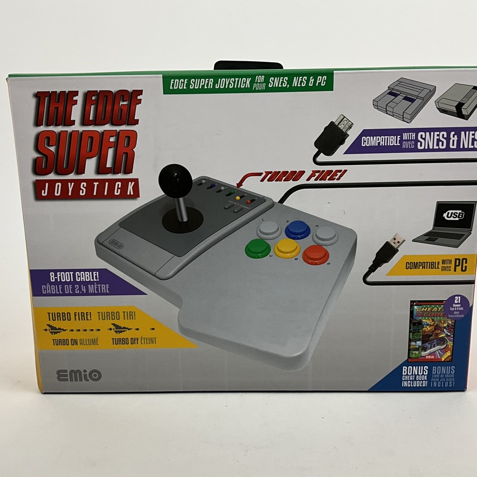 Emil the Edge Super Joystick NES SNES PC Compatable NIB | eBay
