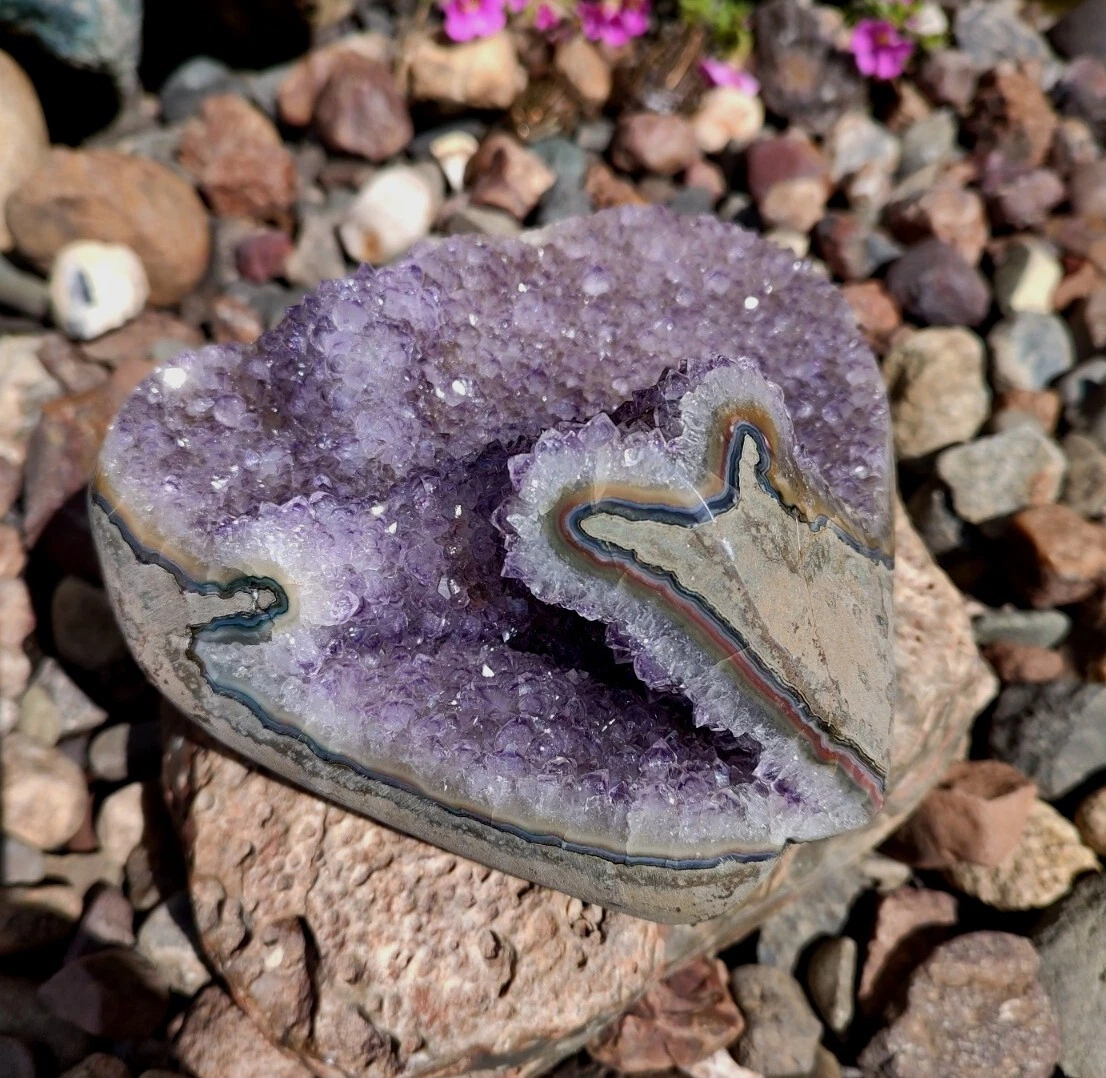 Purple Geode Rock