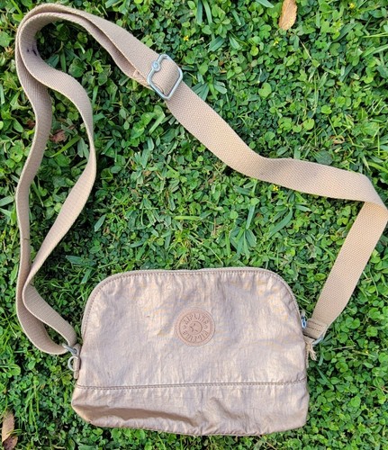 Kipling Bess Golden Metallic Small Crossbody Bag | eBay