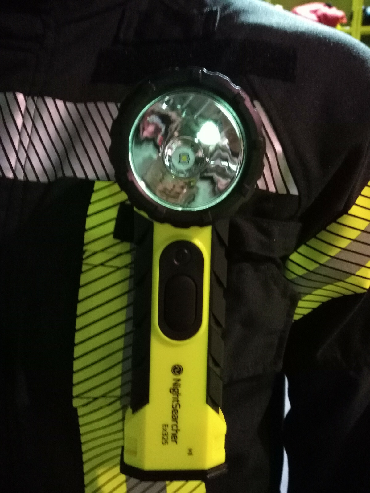 Intrinsically Safe Fire Fighter LED Torch right angle flashlight last ...