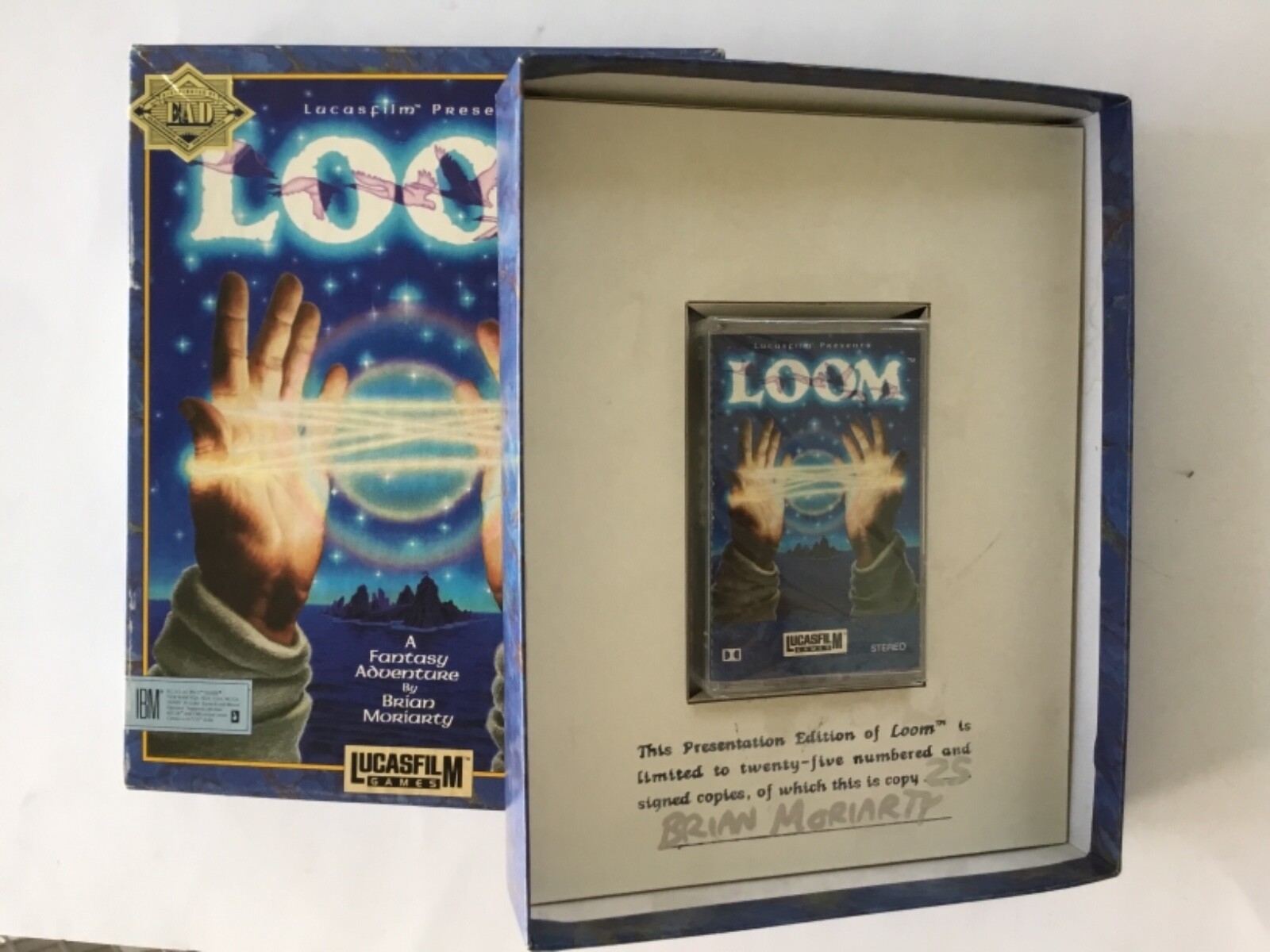 LOOM LUCASARTS SIGNED & NUMBERED LIMITED EDITION CASSETTE BRIAN ...