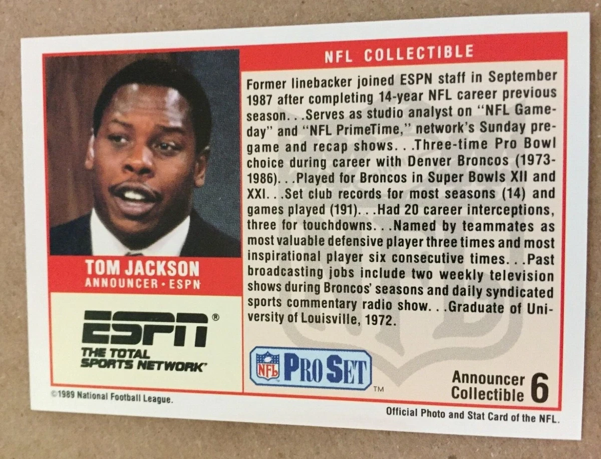 Tom Jackson Espn Wife