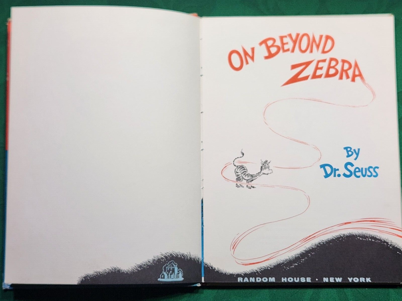 ON BEYOND ZEBRA! by Dr. Seuss 1955 hc ~ FIRST EDITION 1st ~ Collectible ...