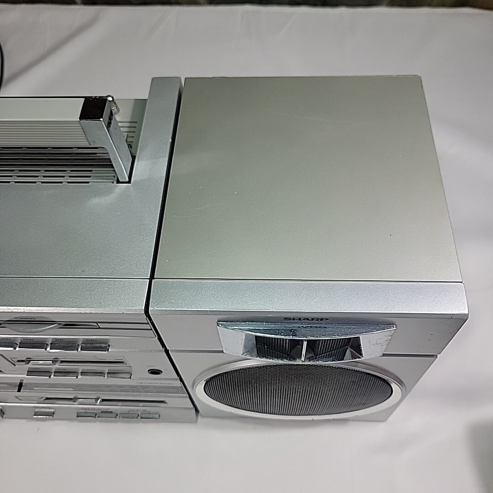 Sharp GX-300Z Boombox RARE Stereo Powers Up Very Loud Cassette Does Not Play | eBay