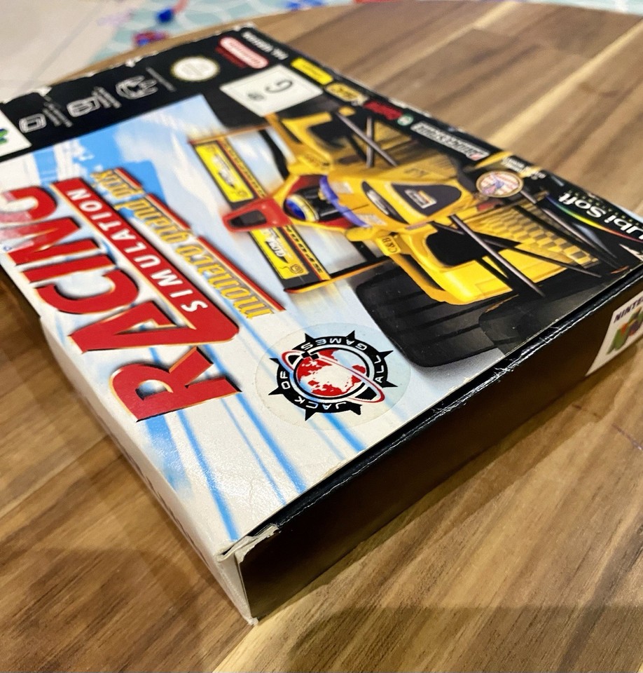 Racing Simulator Monaco Grand Prix N64 With Original Box Genuine | eBay ...