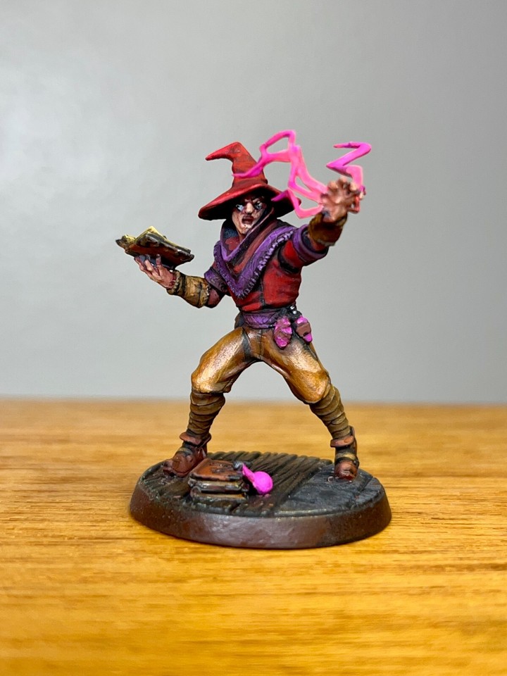 Painted Wizard from Artisan Guild, Painted D&D Miniature, Painted ...