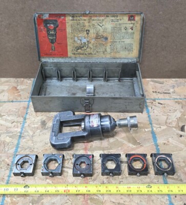 13642 Hydraulic Crimp Head Thomas & Betts With Dies #2 | eBay